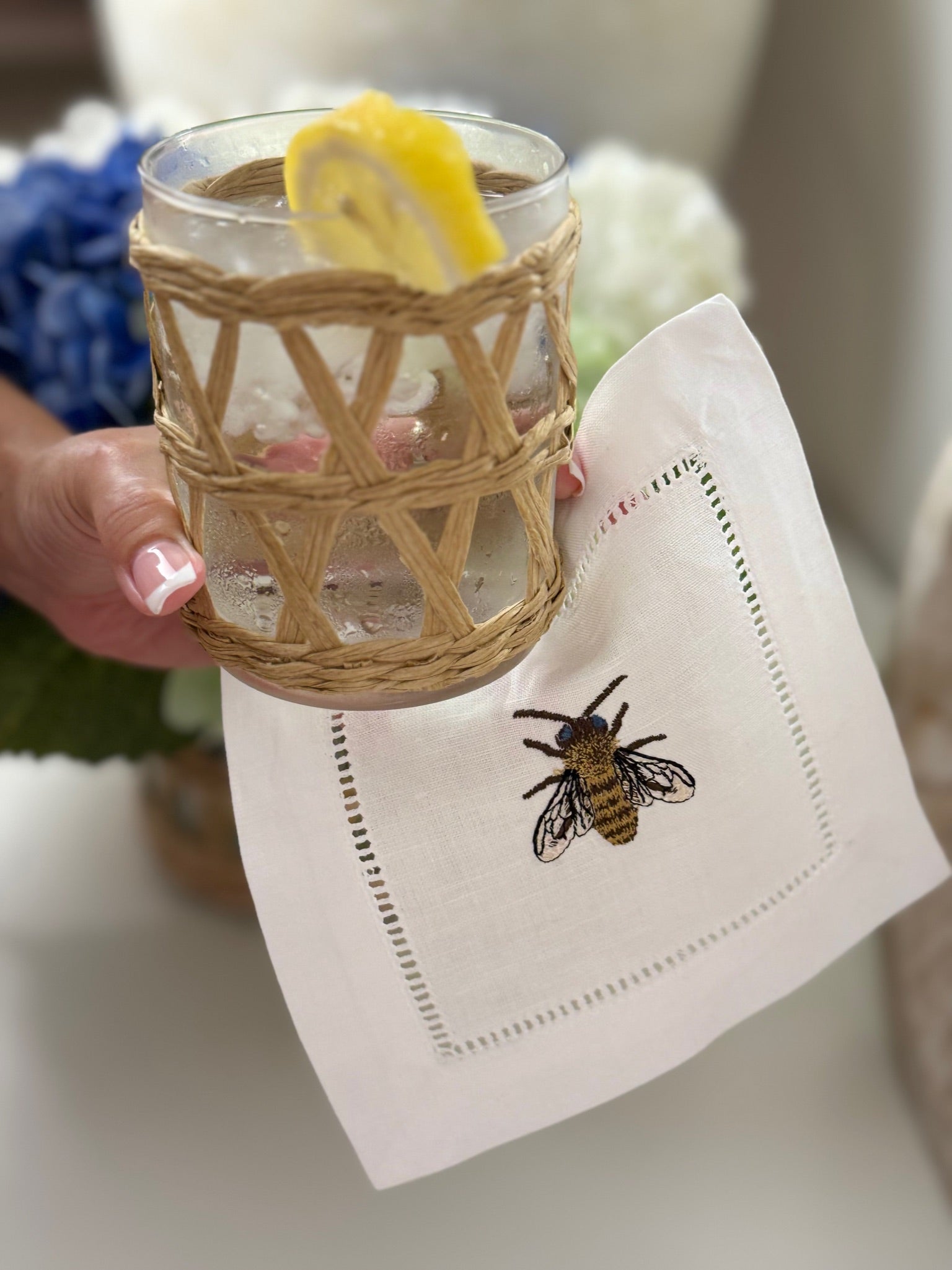 Bumble Bee Cocktail Napkin Set (Set of 4) – Kinfolk Stitch